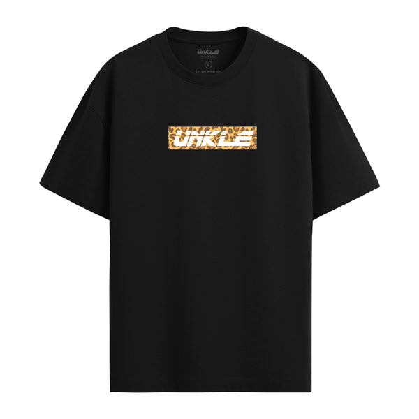 003 UNKLE Classic Leopard Print Box Logo T-Shirt (Black) - PUFF | Black ...