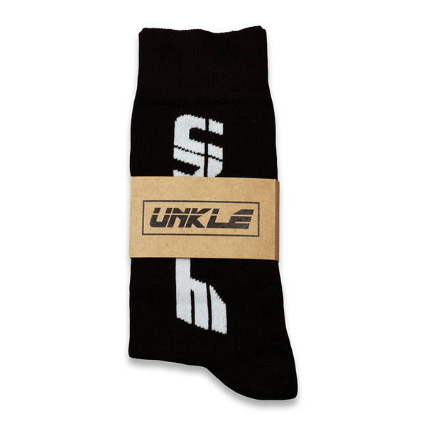 Studio Unkle - New Text Logo - Sock - Black | Unkle Store